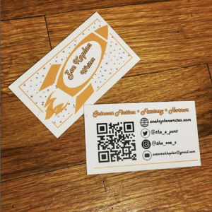 I got business cards! - Zoe Kaplan Writes